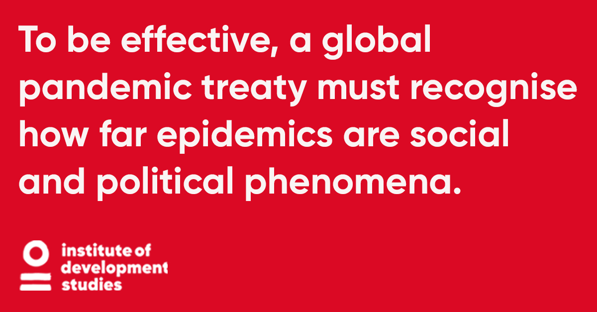 To prepare for the next pandemic we must put social and political ...