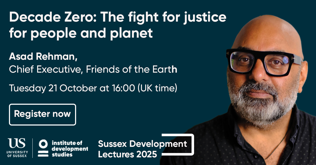 Sussex Development Lectures - Institute of Development Studies